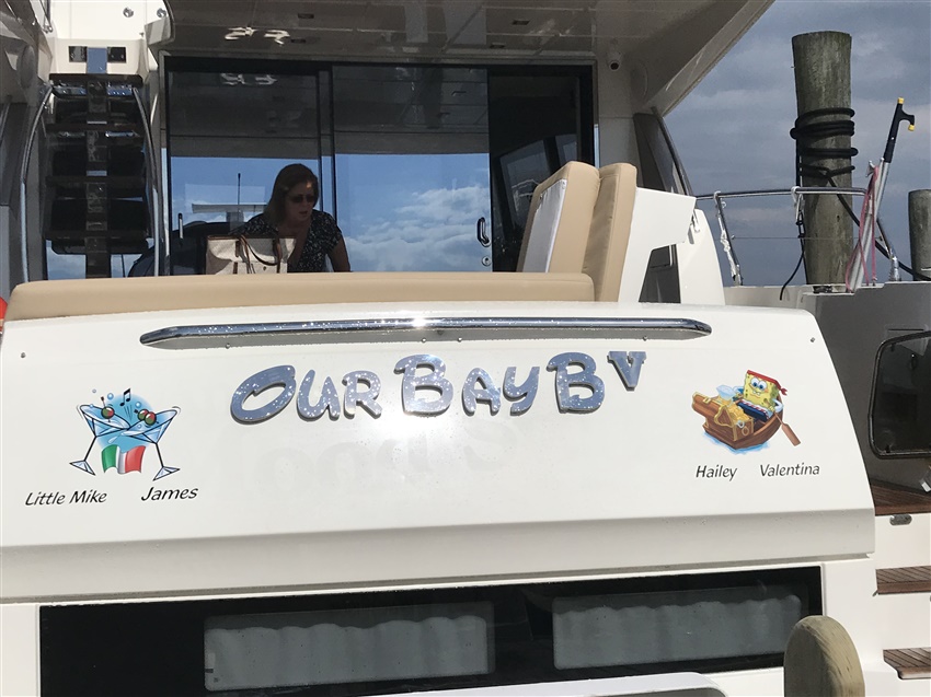 Boat Lettering & Design Samples | Custom Design Graphics | Long Island